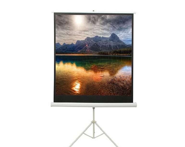 پرده نمایش پایه دار ویدئو پروژکتور 1.5*1.5 متری اسکوپ - ویدیو ...