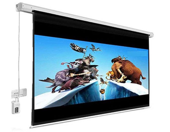 پرده نمایش برقی ویدئو پروژکتور سایز 2.5*2.5 متری اسکوپ - ویدیو ...