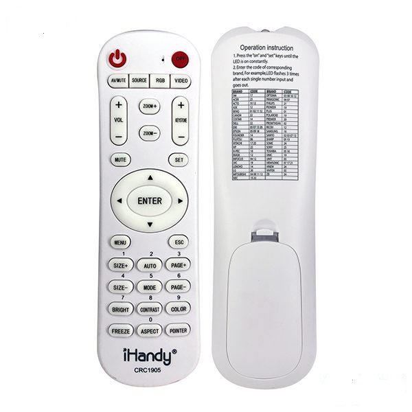 ریموت کنترل مادر و همه کاره ویدئو پروژکتور آی هندی iHandy CRC 1905 ...